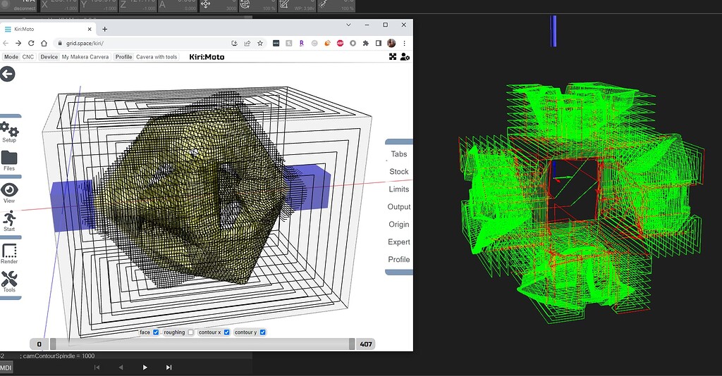 Indexed CAM tries to cut on opposite side of stock - CAM - GridSpace Forums