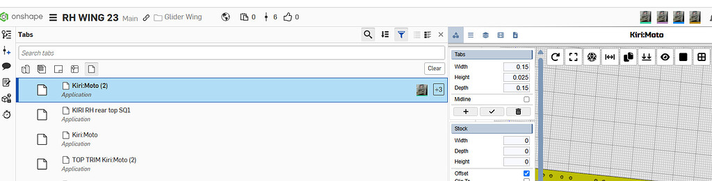 Onshape difficulty in removing tabs or resident memory - CAM - GridSpace Forums